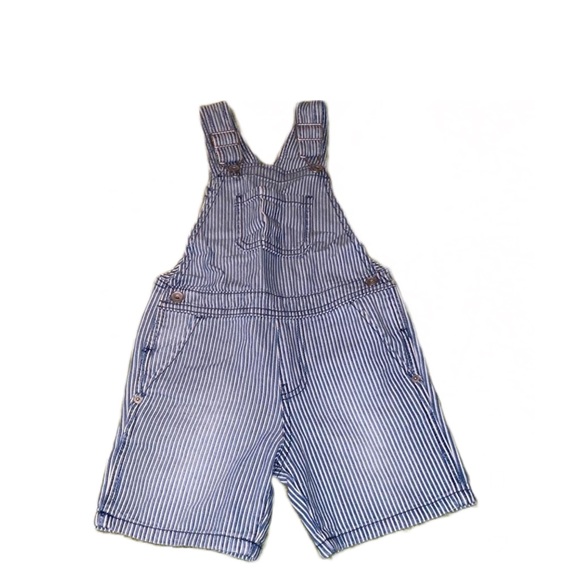 The Children's Place | Matching Sets | Toddler Striped Denim Shortalls ...